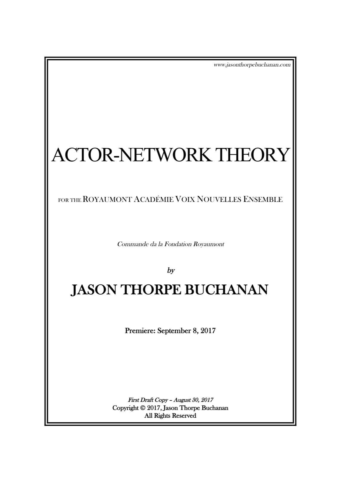 ACTOR-NETWORK THEORY